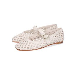 Melvin & Hamilton MELVIN & HAMILTON Leder-Ballerinas "Bexley 2" in Creme - 51% | Gr&ouml;&szlig;e 37 | Damen-ballerinas