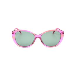 Missoni Damen-Sonnenbrille in Pink-Silber/ Gr&uuml;n - 63% | Gr&ouml;&szlig;e 56 | Damen-brillen