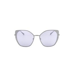 Longchamp Damen-Sonnenbrille in Grau/ Hellblau - 76% | Gr&ouml;&szlig;e 56 | Damen-brillen