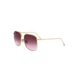 Victoria Beckham Damen-Sonnenbrille in Gold/ Lila - 74% | Gr&ouml;&szlig;e 59 | Damen-brillen