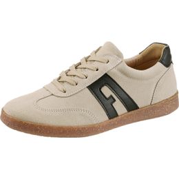 Heine Damen Sneaker creme-schwarz Gr&ouml;&szlig;e 42