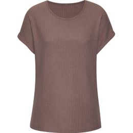Vivance Damen Kurzarmshirt taupe Gr&ouml;&szlig;e 36/38