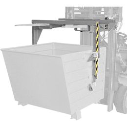 eurokraft pro Stapler-Traverse zu Kipp- und Stapelbeh&auml;lter, nicht kranbar, Traglast 2000 kg, f&uuml;r Beh&auml;ltergr&ouml;&szlig;e 0,9 m&sup3;