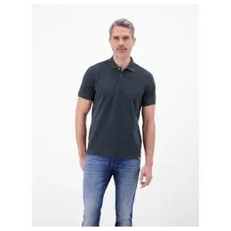 Poloshirt Lerros "Poloshirt, unifarben aus gestreiftem Piqu&eacute;-Gewebe", Damen, Gr. XXL, classic navy, 100% Baumwolle, ohne Ausschnitt, Shirts