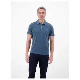 Poloshirt Lerros "Poloshirt mit Fineliner-Optik, 100 % Baumwolle", Herren, Gr. S, classic navy, 100% Baumwolle, ohne Ausschnitt, Shirts