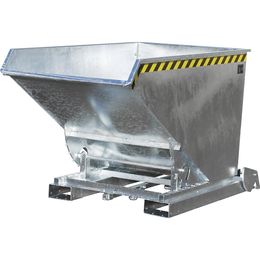 eurokraft pro Kippbeh&auml;lter automatisch, Volumen 1,2 m&sup3;, verzinkt