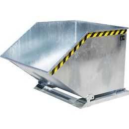 eurokraft pro Sp&auml;ne-Kippmulde, Volumen 1000 Liter, feuerverzinkt
