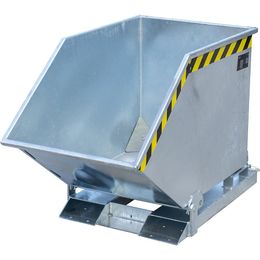 eurokraft pro Sp&auml;ne-Kippmulde, Volumen 250 Liter, feuerverzinkt
