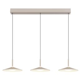 Globo LIGHTING H&auml;ngeleuchte "LAMPONE", sandfarben, 1, H: 180cm, 1 Stk., Leuchten, H&auml;ngeleuchte Sand, Opal, Soft-Lift, h&ouml;henverstellbar, LED 24W, H&auml;ngeleuchte