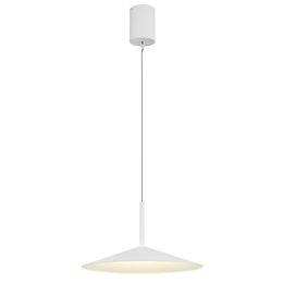 Globo LIGHTING H&auml;ngeleuchte "LAMPONE", wei&szlig; matt, 1, &Oslash; 47,5cm H: 150cm, 1 Stk., Leuchten, H&auml;ngeleuchte Wei&szlig;, Acryl opal, Soft-Lift, LED 18W, H&auml;ngeleuchte