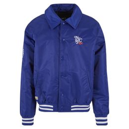 Allwetterjacke K1x "K1x Herren KXM241-009-1 K1x NYC Varsity Jacket", Herren, Gr. L, blau, 100% Polyamid, normal, amerikanischer Ausschnitt, Jacken