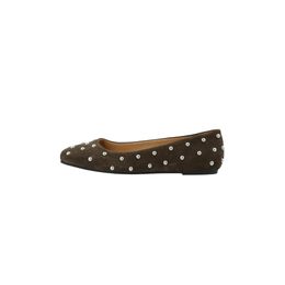 Ca'Shott Ballettschuh CA'SHOTT "Ca'Shott Ballerina shoe CASRUBY", Damen, Gr. 38, Normalschaft, schwarz braun, Obermaterial: 100% Synthetik/Textil, Schuhe