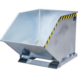 eurokraft pro Sp&auml;ne-Kippmulde, Volumen 600 Liter, feuerverzinkt