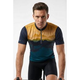 Radtrikot CMP, Gr. 48, b. blau, petr, Obermaterial: 100% Polyester. Futter: 98% Polyester, 2% Elasthan, Trikots, f&uuml;r Radsport, sportlicher Stil, f&uuml;r Erwachsene