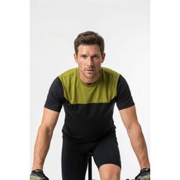 Radtrikot Vaude "SE ME FELLING TRIKOT", Herren, Gr. 3XL, schwarz leaf, Obermaterial: 100% Polyester, Trikots, f&uuml;r Radsport, sportlicher Stil