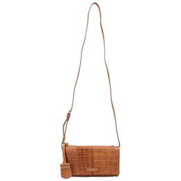 Umh&auml;ngetasche Burkely "Burkely Taschen Leder", Damen, Gr. onesize, cognac, Leder, Taschen Umh&auml;ngetasche