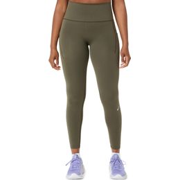 Lauftights asics "ROAD SEAMLESS TIGHT", Damen, Gr. L, N-Gr, schwarz olive, Obermaterial: 94% Polyamid, 6% Elasthan, Hosen