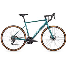 Gravelbike CHILLIZ "GL.05" Gr. 54, gr&uuml;n, gr&uuml;n, Fahrr&auml;der, 54cm, 28 Zoll (71,12cm) hinten: 28 Zoll (71,12cm)
