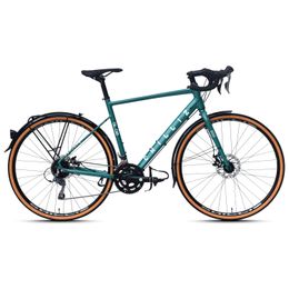 Gravelbike CHILLIZ "GL.08" Gr. 57, gr&uuml;n, gr&uuml;n, Fahrr&auml;der, 57cm, 28 Zoll (71,12cm) hinten: 28 Zoll (71,12cm)