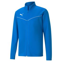 Trainingsjacke Puma "TEAMRISE TRAINING POLY JACKET", Herren, Gr. L, electric blau lemonade, Piqu&eacute;, Obermaterial: 100% Polyester, unifarben, regular fit normal, Jacken Trainingsjacke, sportlicher Stil, atmungsaktives Material, mit DryCELL Technologie