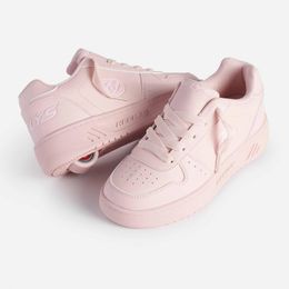 Sneaker Heelys "Kama", M&auml;dchen, Gr. 35, pink, Synthetik, Schuhe Sneaker, mit Rollen in der Laufsohle, mit Schn&uuml;rung