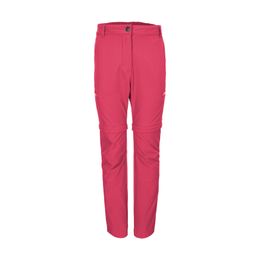 Zip-off-Hose Killtec "KOS 110 GRLS PNTS", Kinder, Gr. 128, Normalgr&ouml;&szlig;en, pink, Obermaterial: 100% Polyester, Hosen, Leichte, schnelltrocknende Hose, wandelbar zu Shorts