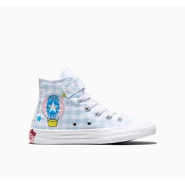 Sneaker Converse "CHUCK TAYLOR ALL STAR 1V", M&auml;dchen, Gr. 27, blau (baby blau, wei&szlig;, wei&szlig;), Textil, Schuhe Sneaker