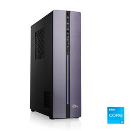 CSL PC "Gemini Slim V24687", schwarz, Microsoft Windows 11 Home (64 Bit), 16 GB RAM 500 GB SSD, Desktop-PCs, PC
