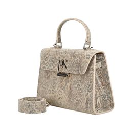 Henkeltasche Peter Kaiser "Peter Kaiser Taschen Leder", Herren, Gr. onesize, leopard, Leder, Taschen