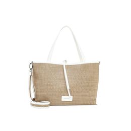 Shopper SURI FREY "Shopper SFY Fany", Damen, Gr. B/H/T: 45cm x 28cm x 15cm 0, wei&szlig; (wei&szlig; 300), Polypropylen, Taschen Shopper