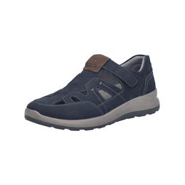 Klettschuh Josef Seibel "Josef Seibel Halbschuhe Leder", Herren, Gr. 43, dunkelblau, Leder, Schuhe Klettschuh