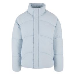 Winterjacke Karl Kani "Karl Kani Karl Kani Small Signature Puffer Jacket", Herren, Gr. L, light blau, 100% Polyester, mehrfarbig, normal, amerikanischer Ausschnitt, Jacken Winterjacke