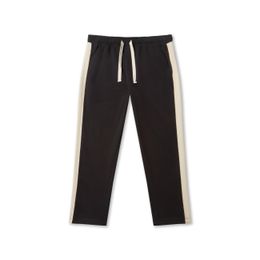 Stoffhose IRASUTO STUDIOS "Irasuto Studios OPEN HEM PANTS", Herren, Gr. L, US-Gr&ouml;&szlig;en, schwarz, 70% Polyester, 30% Baumwolle, loose fit, Hosen Stoffhose