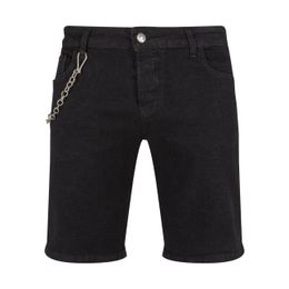 Shorts 2Y STUDIOS "2Y Studios Herren 2Y Jeans Shorts", Herren, Gr. 31, Normalgr&ouml;&szlig;en, schwarz, 97% Baumwolle, 3% Elasthan, unifarben, normal, Hosen Shorts