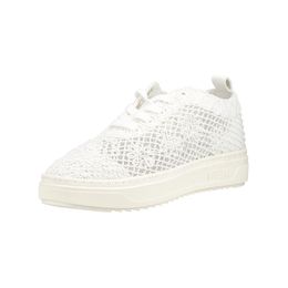 Sneaker Mustang Shoes "Mustang Shoes Sneaker Lederimitat/Textil", Damen, Gr. 37, wei&szlig;, Lederimitat, Textil, Schuhe Sneaker
