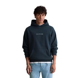 Marc O'Polo Sweatshirt MARC O'POLO DENIM "aus reiner Bio-Baumwolle", Herren, Gr. L, navy teal, Obermaterial: 100% Baumwolle, unifarben, relaxed fit, Rundhals, Rippb&uuml;ndchen, Sweatshirts Sweatshirt