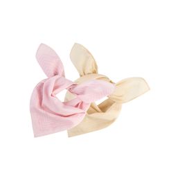 Halstuch Hugo "Bandana", Damen, light, pastel pink 681, Web, Baumwolle, unifarben, Modet&uuml;cher, mit Logodruck