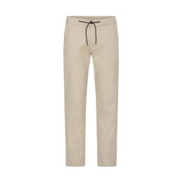 Chinohose Kronstadt "Chinohose KSVestmill", Herren, Gr. L, N-Gr, beige (wei&szlig; pepper), Obermaterial: 97% Baumwolle CO. 3% Elasthan EL., Hosen Chinohose
