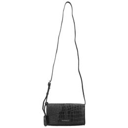 Umh&auml;ngetasche Burkely "Burkely Taschen Leder", Damen, Gr. onesize, schwarz, Leder, Taschen Umh&auml;ngetasche