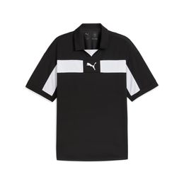 Fu&szlig;balltrikot Puma "TEAMCLASSIC MATCH JERSEY", Herren, Gr. 3XL, Puma schwarz, Puma wei&szlig;, Puma schwarz, Web, Obermaterial: 100% Polyester, gemustert, oversize normal, Trikots Fu&szlig;balltrikot, Fu&szlig;ball, Kurzarm, sportlicher Stil, aus Polyester