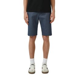 Bermudas s.Oliver "PHOENIX", Herren, Gr. 36, N-Gr, blau, Web, Obermaterial: 98% Baumwolle, 2% Elasthan, gerade kniefrei, Hosen Bermudas, Kontrastkordel, Regular Fit