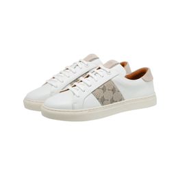 JOOP! Sneaker JOOP "mazzolino lista 1.0 coralie sneaker yd6", Herren, Gr. 46, beige, Rindsleder, Basic, Schuhe Sneaker