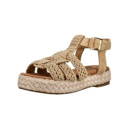 Toms Shoes Riemchensandale TOMS "TOMS Sandalen Textil", Damen, Gr. 37,5, beige, Textil, Schuhe Riemchensandale