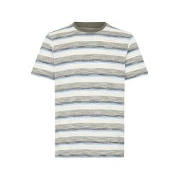 T-Shirt Blend "BHKOBE STRIPE S/S TEE", Damen, Gr. L, dusty olive, Single Jersey, Obermaterial: 100% Baumwolle, geringelt, gestreift, regular fit normal, Rundhals, Shirts T-Shirt