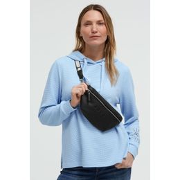 Umh&auml;ngetasche SOCCX, Damen, Gr. B/H/T: 26cm x 14cm x 3cm, schwarz, Lederimitat, unifarben, Taschen Umh&auml;ngetasche, mit Innenfach