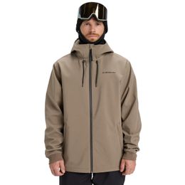 Snowboardjacke Quiksilver "Live For The Dream", Herren, Gr. XL, fallen rock, Obermaterial: 63% Microfaser, 37% Microfaser;, Jacken Snowboardjacke