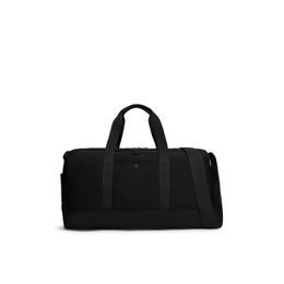 Weekender Tommy Hilfiger "TH TRAVEL DUFFLE", Herren, Gr. B/H/T: 50cm x 29cm x 27cm, schwarz, Textil, Taschen Weekender, Men Reisetasche, Freizeittasche mit doppeltem Tragegriff