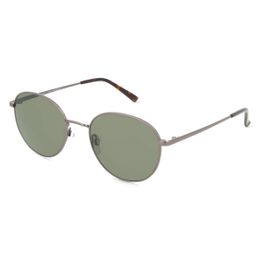 Fielmann BD 600 SUN CL BO | Unisex-Sonnenbrille | Fassung: Vollrand, Panto, Edelstahl, Gun Gl&auml;nzend | Glasfarbe: G15