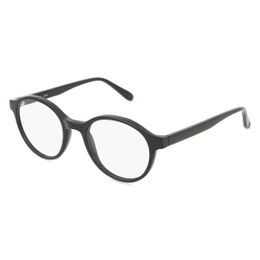 Fielmann LD 040 CL CHRIS Brille Unisex | Fassung: Vollrand, Rund, Schwarz Gl&auml;nzend