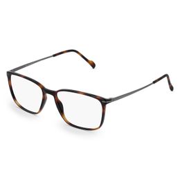 Fielmann COMFORT 093 CL Brille Herren | Fassung: Vollrand, Quadratisch, Havanna